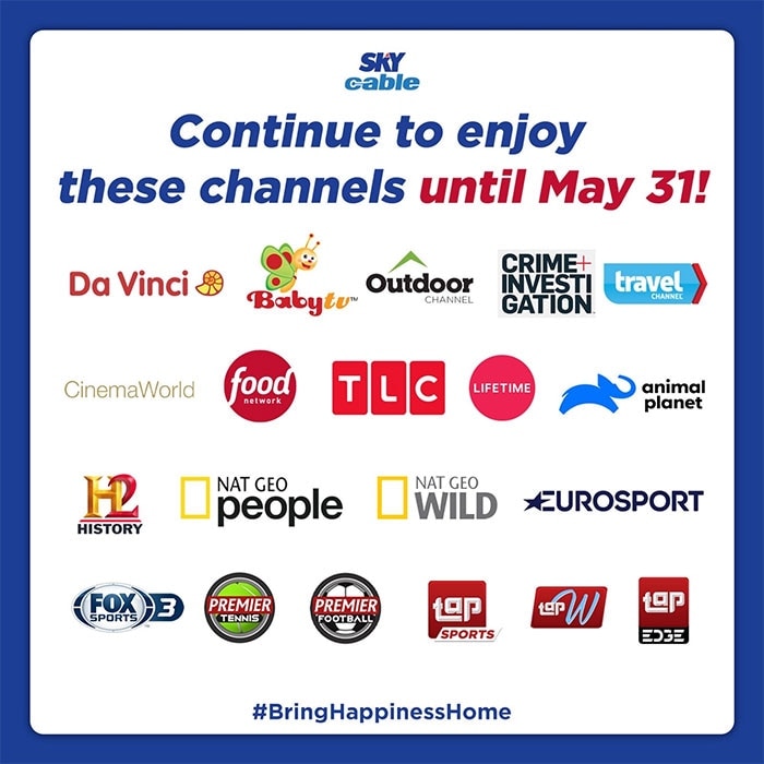 SKYcable extends access to more channels until May 31