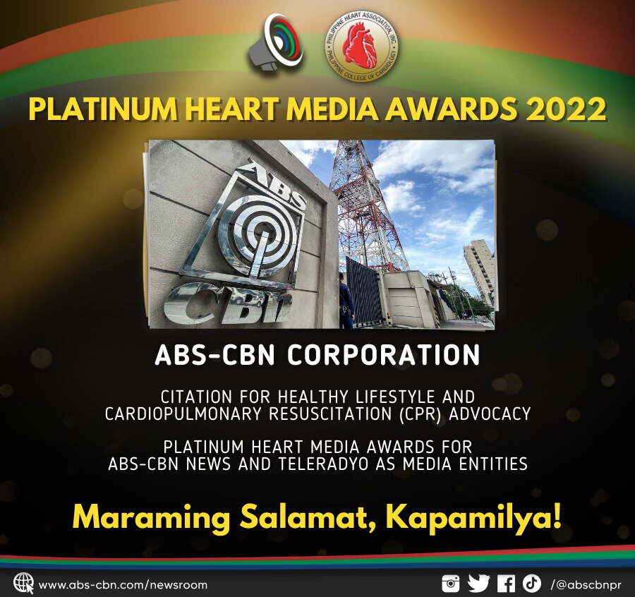 ABS-CBN News honored at Platinum Heart Media Awards and Nat’l ...