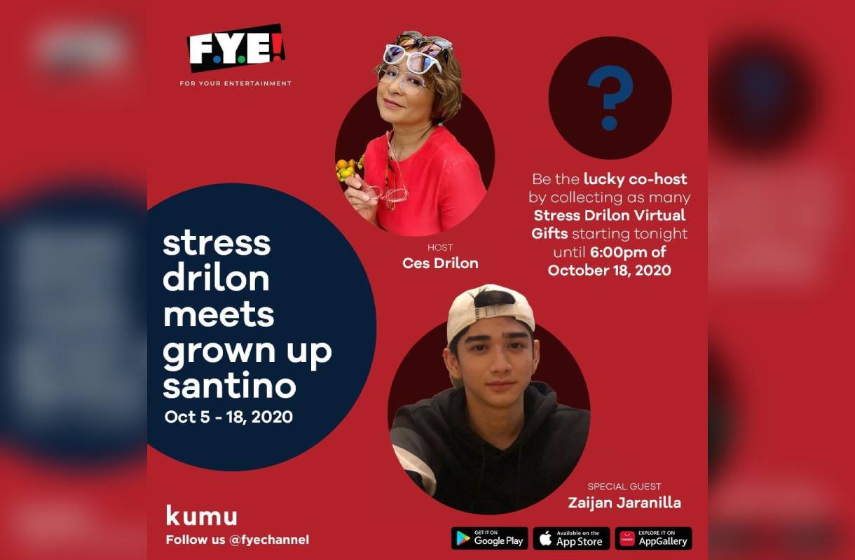 A grown-up Santino guests on "Bawal Ma-Stress Drilon"